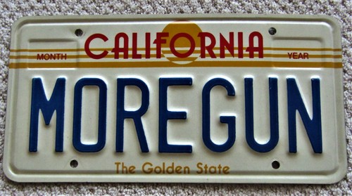 MORGAN PLUS 4 - PERSONALIZED LICENSE PLATE...'MOREGUN' | eBay