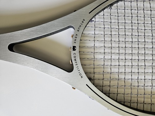 Vintage AMF Head Arthur Ashe Competition 1 Metal Tennis Racket 4 5/8 ...