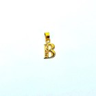 22K Solid Yellow Gold Pendant Initial Letter B Genuine Hallmark 916 ...
