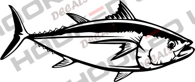 Detailed Tuna Fish Vinyl Transfer Decal | eBay