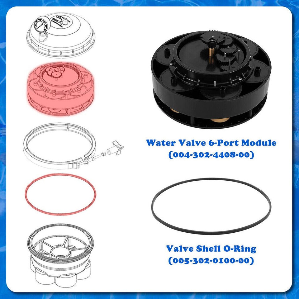 For Paramount 004-302-4408-00 In Floor Pool 6 Port Module with Valve ...