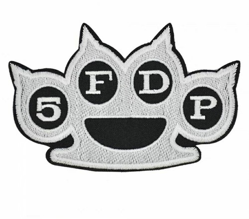 Five Finger Death Punch 5FDP FFDP Patch | Brass Knuckles Heavy Metal ...