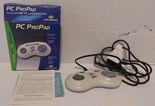 InterAct Performance PC ProPad SV-230 Vintage IBM PC Game Controller ...