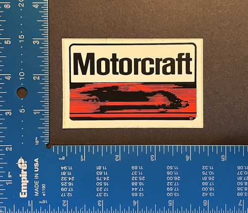 Original Vintage Ford Motorcraft Racing Decal Sticker 70s Toolbox Hot ...