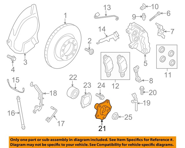 Porsche OEM 00-15 Boxster-front Wheel Hub 99134160503 for sale online ...