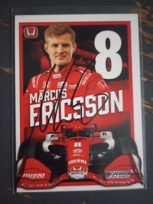 Marcus Ericsson Signed Indianapolis 500 Trading Card Indy Car 2023 ...