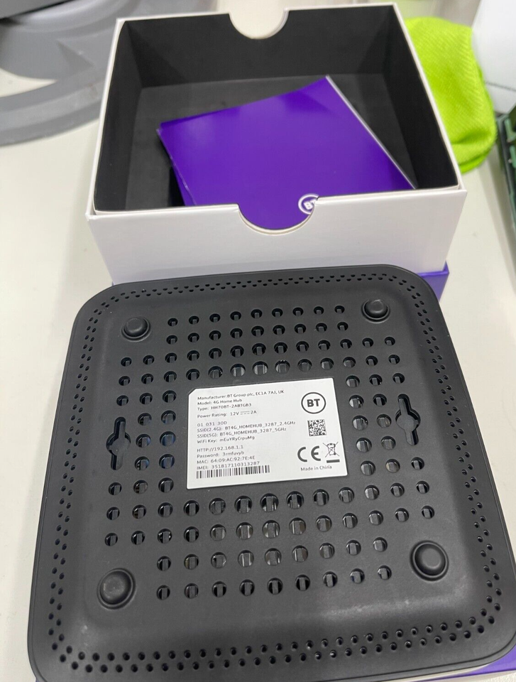 BT 4G Home Hub Router HH70BT WI-FI GSM 4G LTE UNLOCKED | eBay UK
