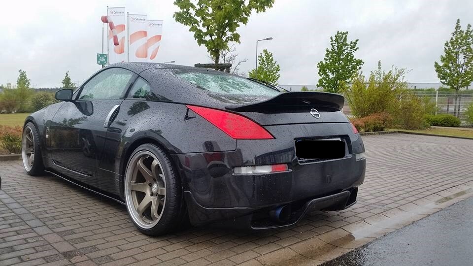 For Nissan 350Z/Fairlady Z ducktail look rear boot spoiler | eBay