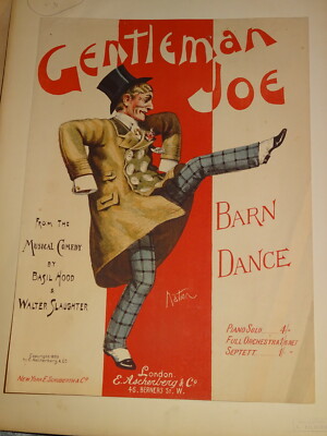 RARE AFFICHE AMERICAINE GENTLEMAN JOE DANCE BASIL HOOD SLAUGHTER NY ...