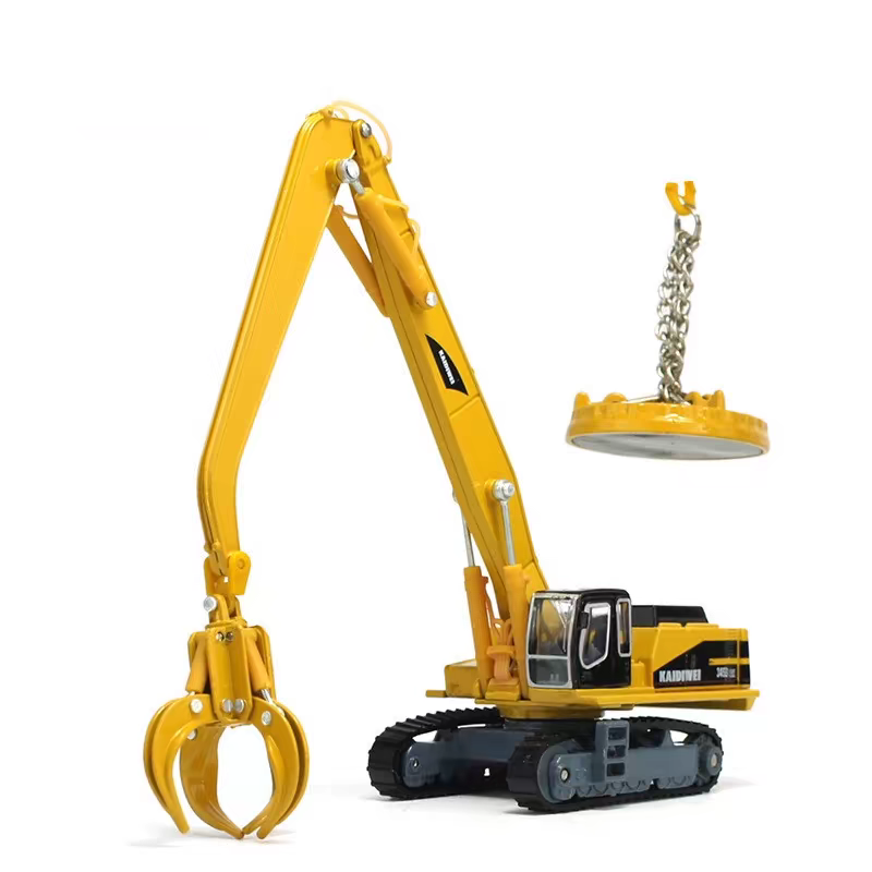 1:87 Grab & Magnet Attachment Crane Construction Equipment Diecast ...