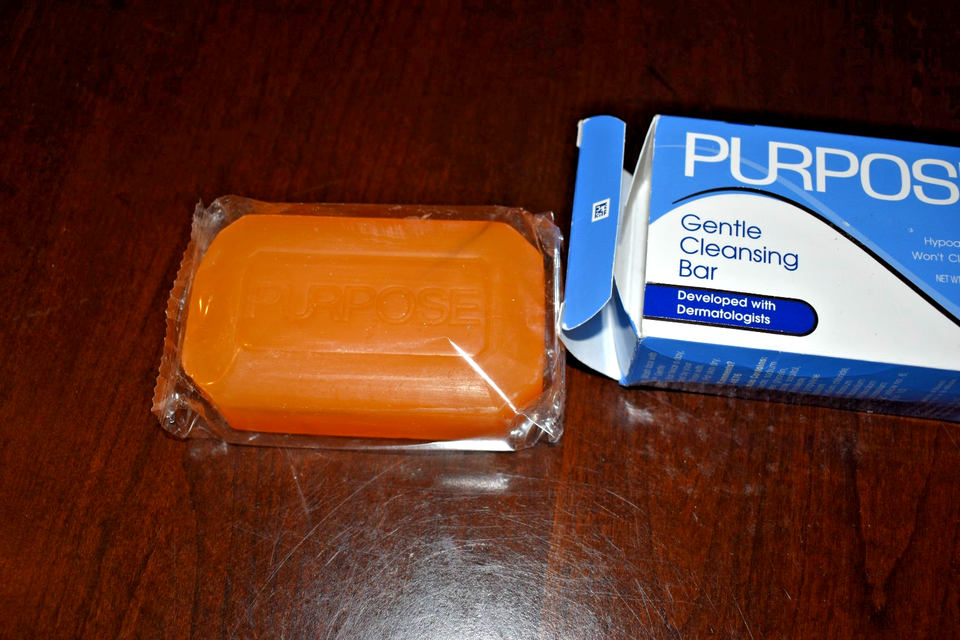 Purpose Gentle Cleansing Face Bar Soap Oil-Free Hypoallergenic for Skin ...