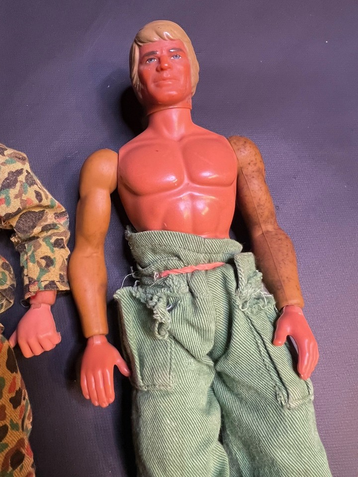 2 Vintage 1971 Mattel GI Joe Big Jeff Action Figure | eBay