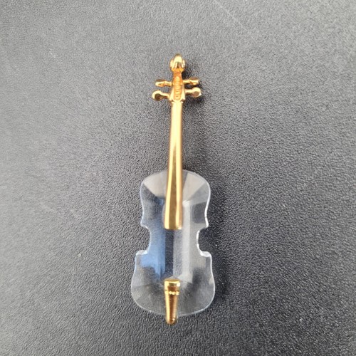 Retired Swarovski Crystal Memories Miniature Violin Cello NO stand/box ...