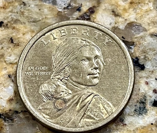 SACAGAWEA $1 Coin Rim 3 ERROR Mark On Front, No Mint Mark Nor Date ...