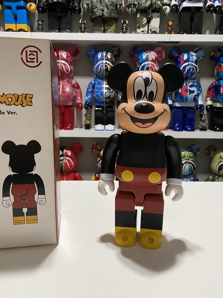 3-Eyed Mickey Mouse 400% Bearbrick CLOT Disney OG Chicken Little ...