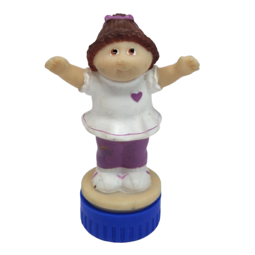 VINTAGE 1980's HG CABBAGE PATCH KIDS GIRL BROWN HAIR STAMP STAMPER W ...