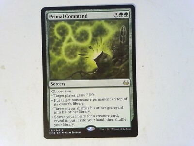 Primal Command Modern Masters 2017 - Magic the Gathering MTG - Green | eBay
