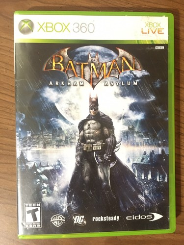 Batman: Arkham Asylum (Microsoft Xbox 360, 2009) TESTED/WORKS ...