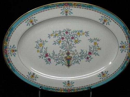 LENOX BLUE TREE PATTERN 16" MEDIUM OVAL PLATTER | eBay