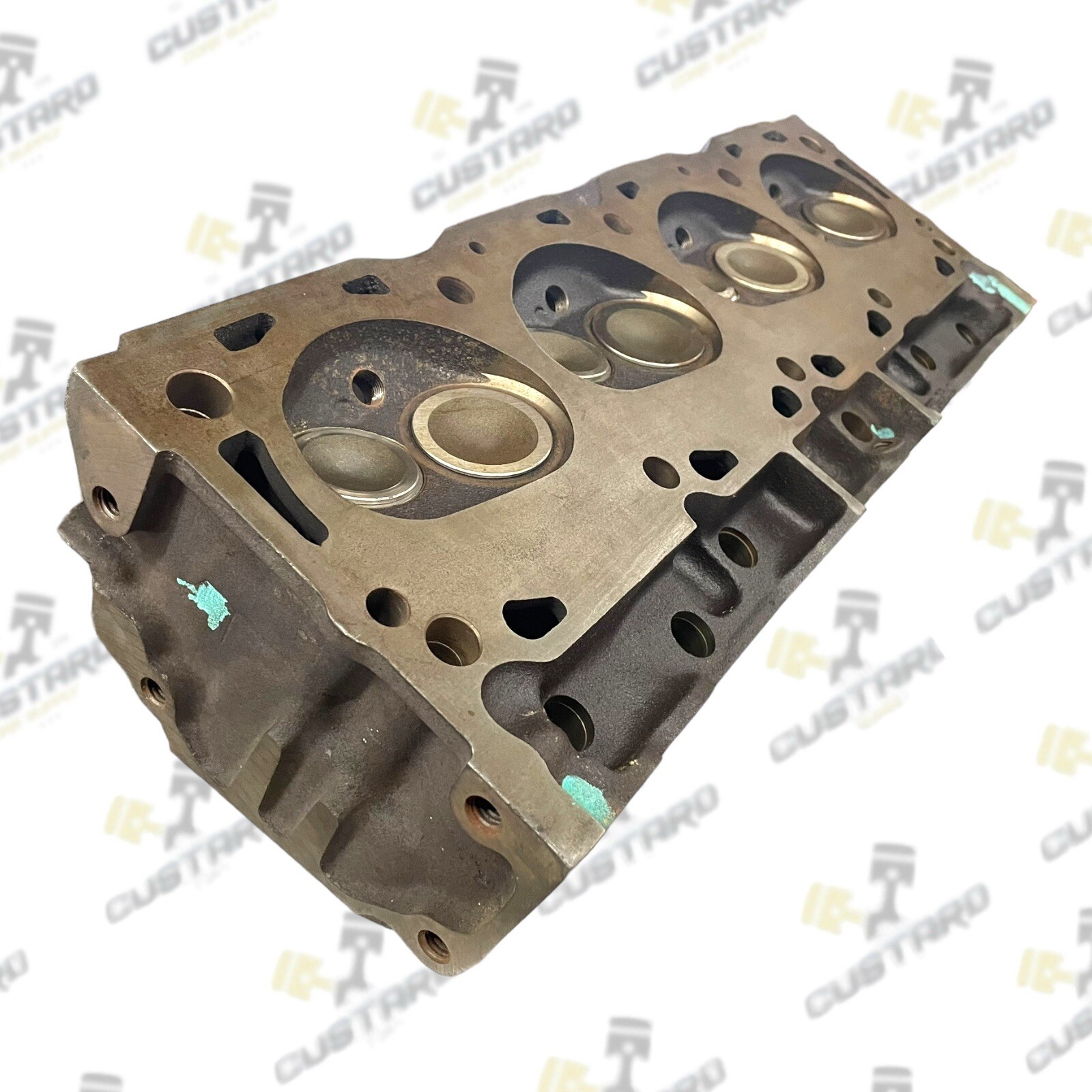 Ford 7.5 Big Block 460 E7TE Truck Head Semi Complete Cast Iron Cylinder ...