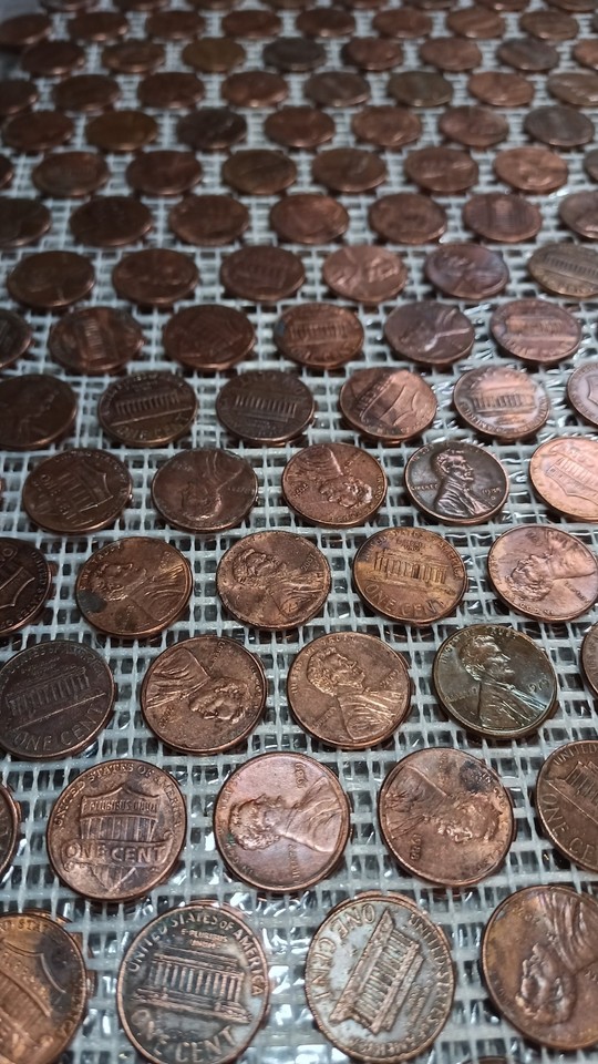 US Copper Circulated Penny LARGE Tile Sheets - Antiqued - for Floor or ...