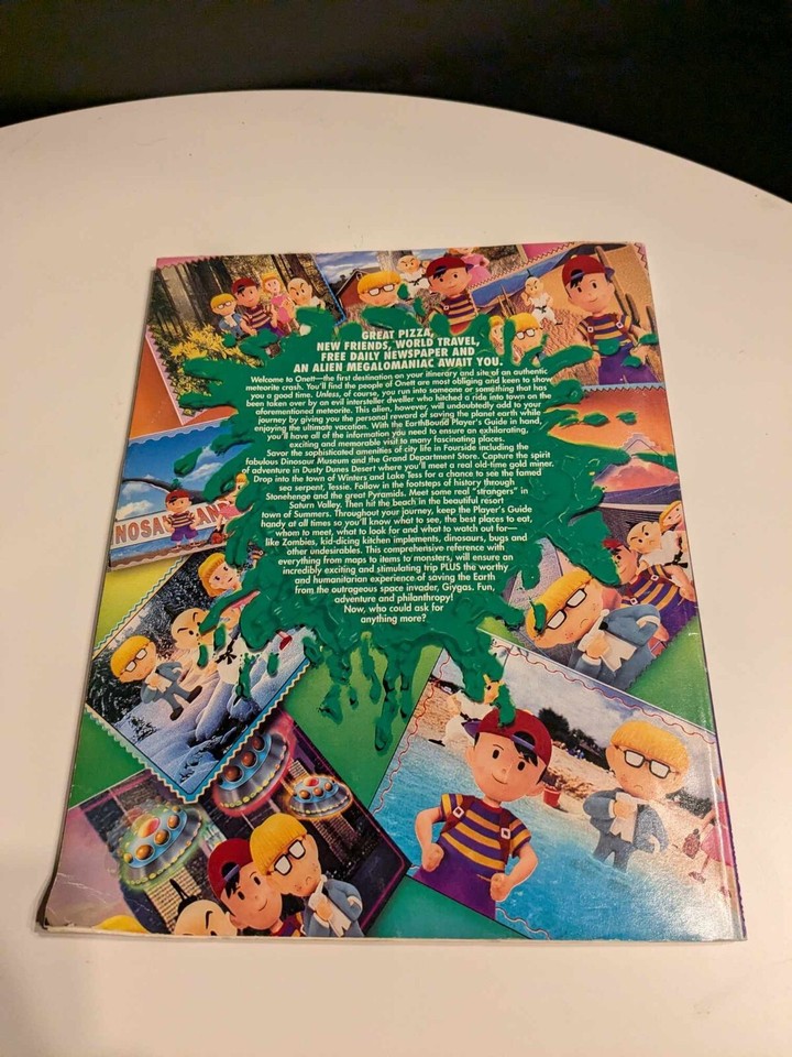 GORGEOUS CIB! Earthbound SNES Super Nintendo Complete in Box Guide with ...