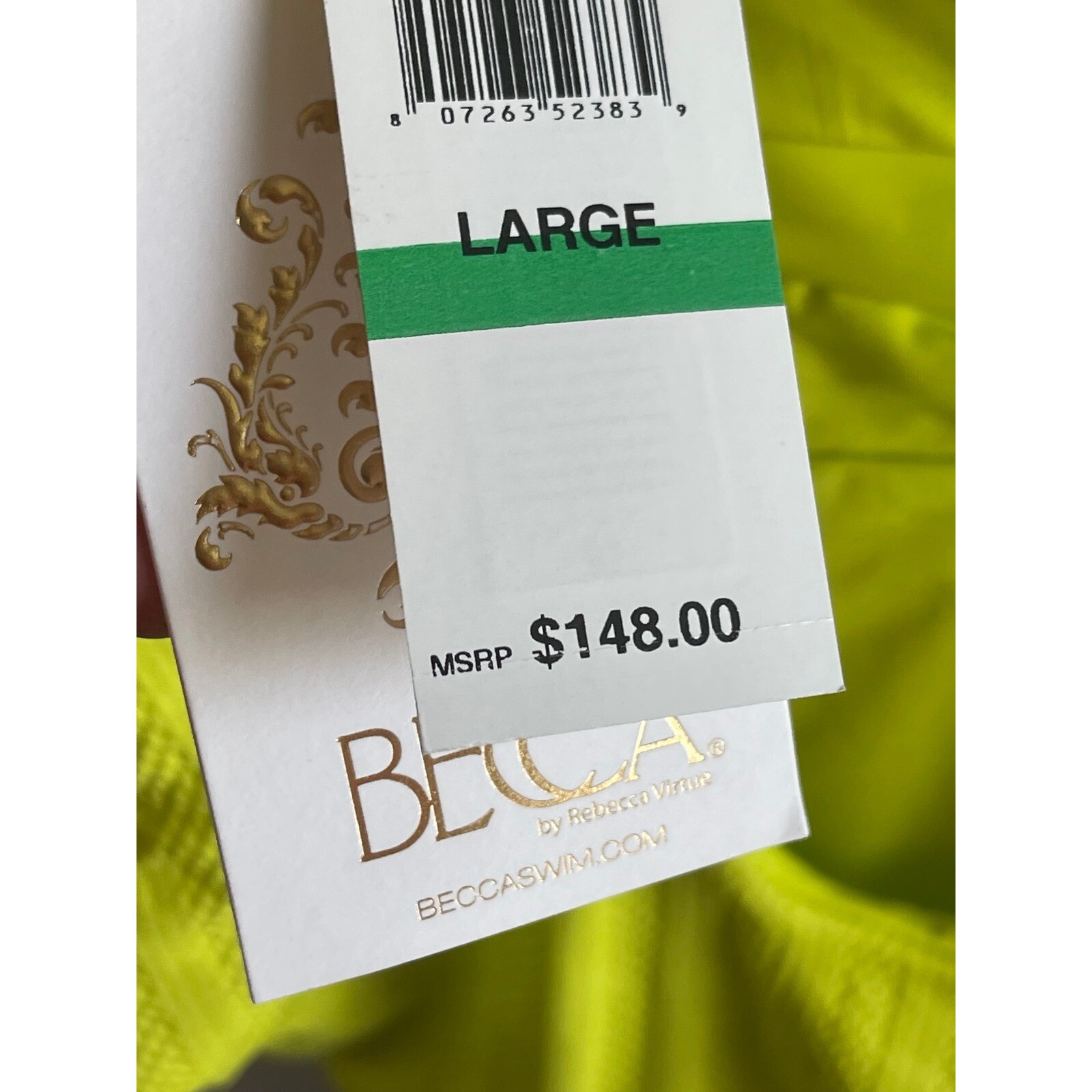 Becca Prima Camille One Piece Swimsuit Women's Size Large | eBay