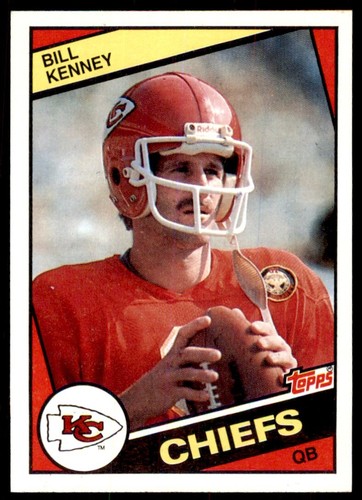 1984 TOPPS} BILL KENNEY. KANSAS CITY CHIEFS #92 | eBay
