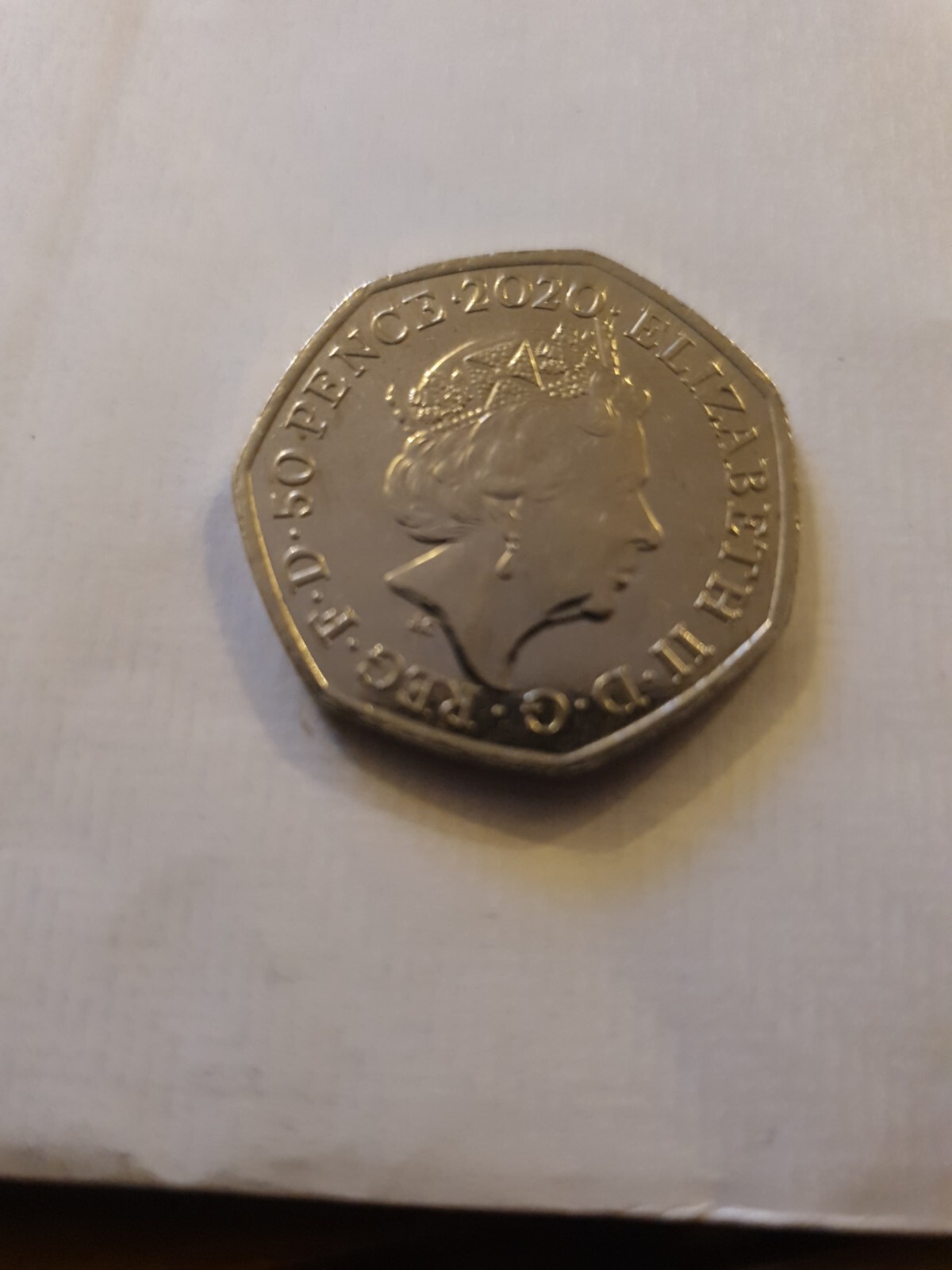 Very Rare Brexit 50p Coin Peace Prosperity And Friendship With All ...