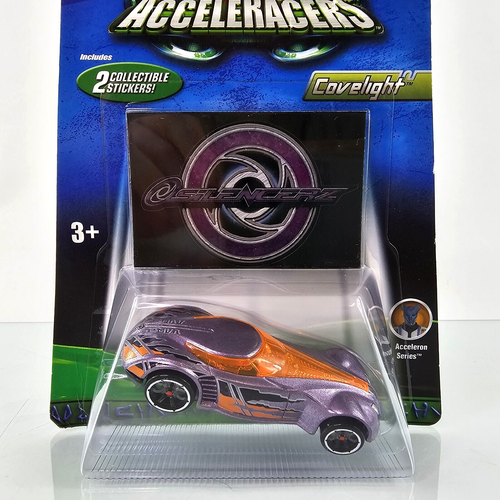 Hot Wheels AcceleRacers COVELIGHT Purple Silencers Acceleron Series ...