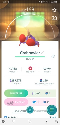 🦀Shiny Crabrawler (Schillernd Krabbox) Pokemon GO🦀 Registered Only | eBay