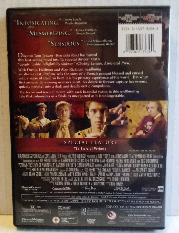 Perfume: The Story of a Murderer (DVD) 2006, Tom Tykwer | eBay