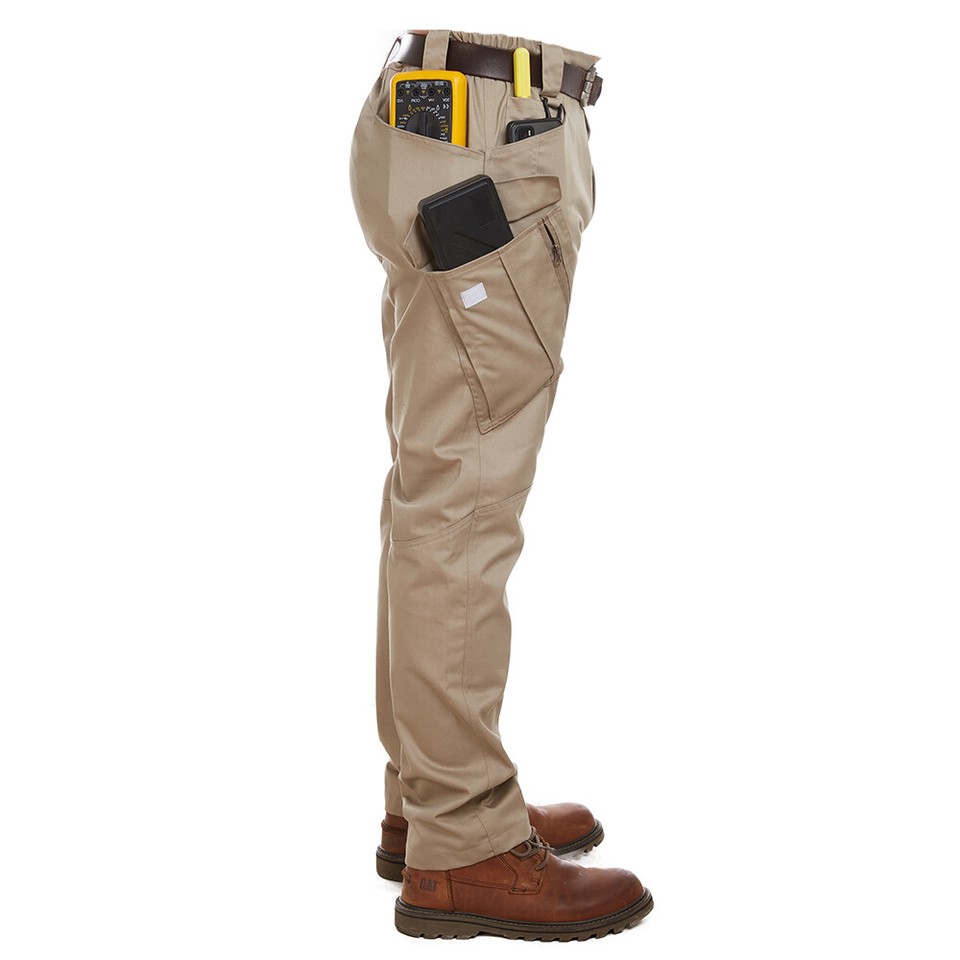 Tactical Mens Cargo Pants Wearproof Work Hiking Combat Outdoor Trousers ...