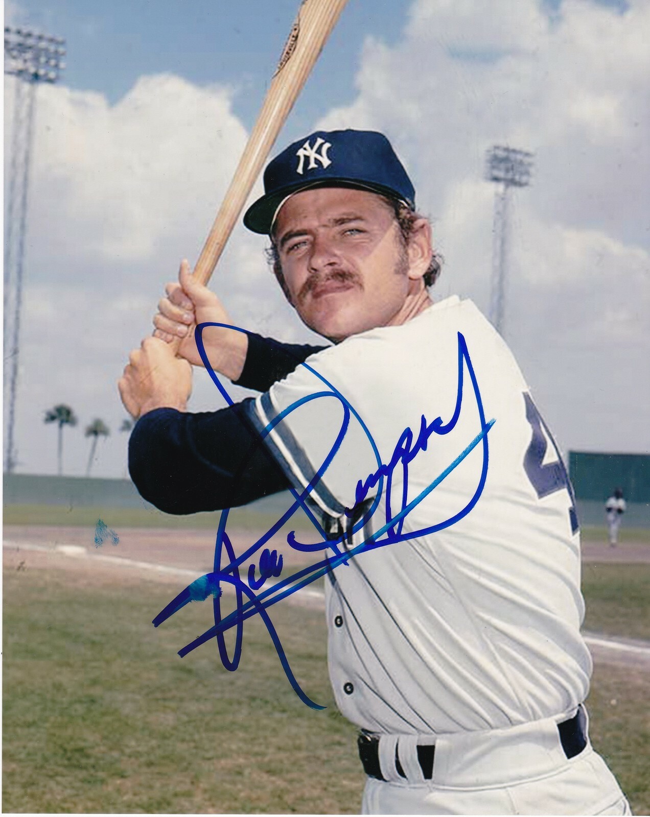 RICK DEMPSEY NEW YORK YANKEES ACTION SIGNED 8x10 | eBay