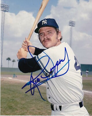 RICK DEMPSEY NEW YORK YANKEES ACTION SIGNED 8x10 | eBay