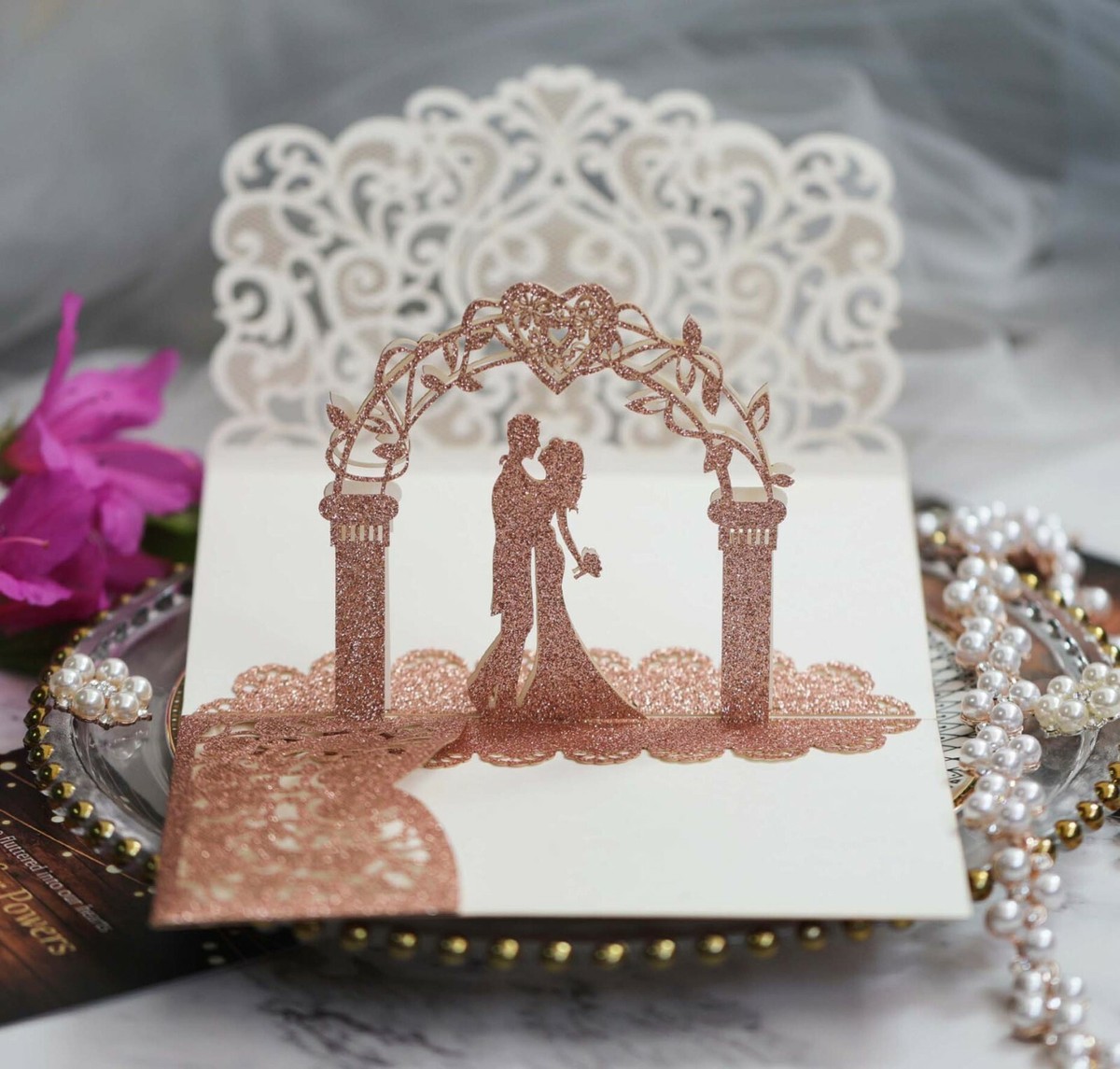 Pop Up Wedding Card Designs