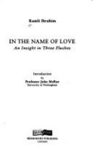 In the Name of Love by Ramli Ibrahim (1995, Trade Paperback) for sale ...