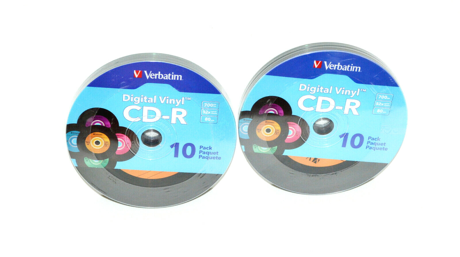 Lot of 2 (10 x 2) Verbatim Digital Vinyl CD-R 700MB 80 Minutes | eBay
