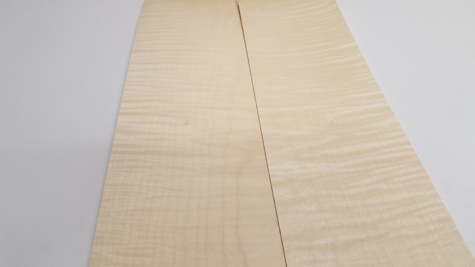 Fiddleback Sycamore Veneer - 12 NATURAL WOOD SHEETS - 520mm x 105mm ...