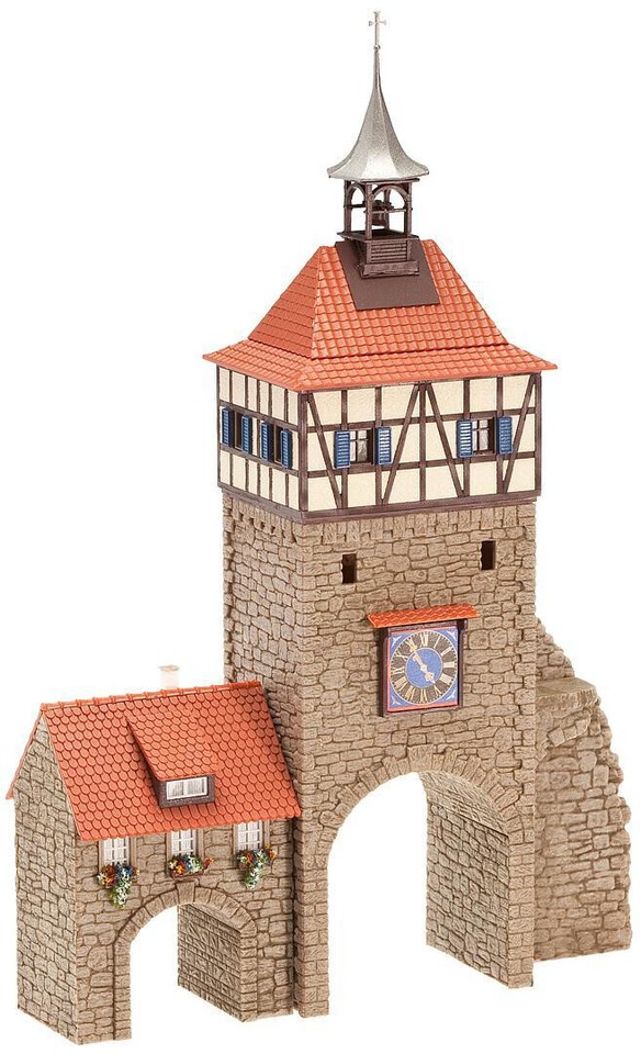 Faller 130406 HO scale 1:87 Kit of City gate with gatehouse | eBay