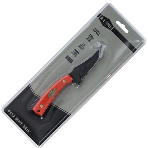 Schrade Old Timer Sharpfinger Fixed Knife 3.25" Stainless Blade Polymer ...