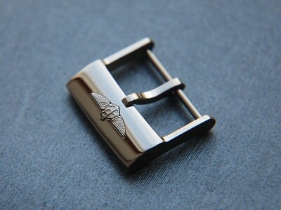 20mm Breitling Polished Stainless Steel Pin Buckle | eBay