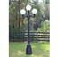 Three Ball Pole Light Street Fixture for Outdoor Use | eBay