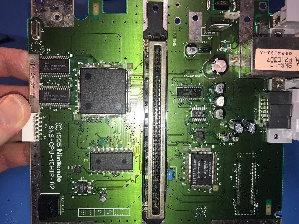 Ultimate SNES RGB 1-Chip Service (RGB Board included) Super Nintendo ...