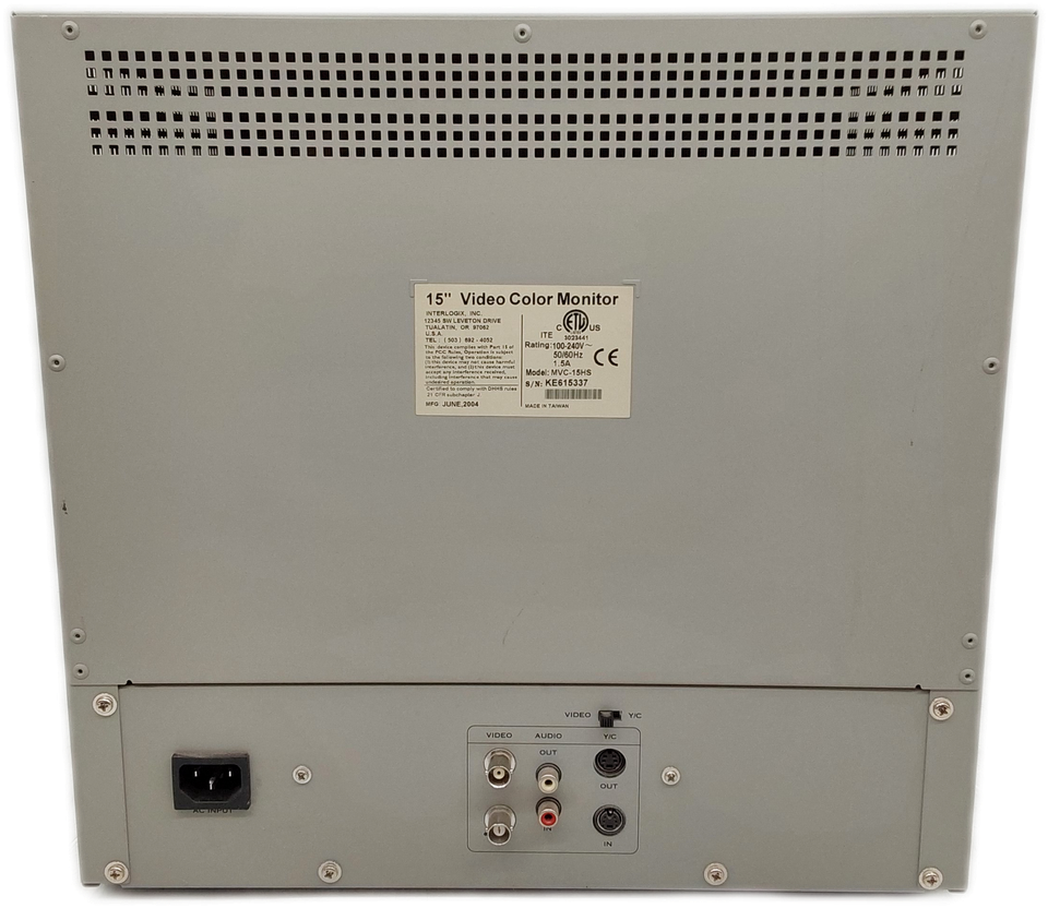 Ge Interlogix 15" Video Color Monitor | eBay