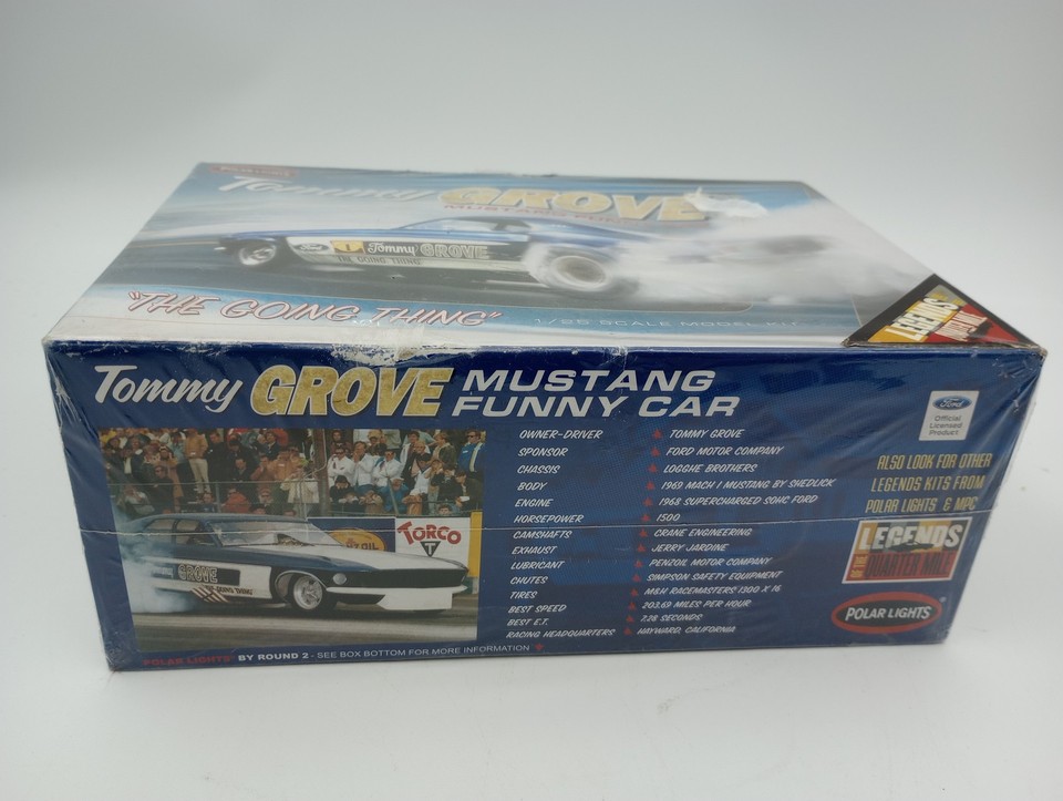 Tommy Grove Mustang Funny Car Model Kit Polar Lights 1/25 NHRA Legends ...