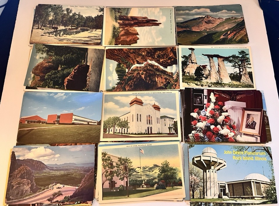 Huge Lot 1000+ US Standard Sized Postcard Lot Mixed Eras, Antique ...