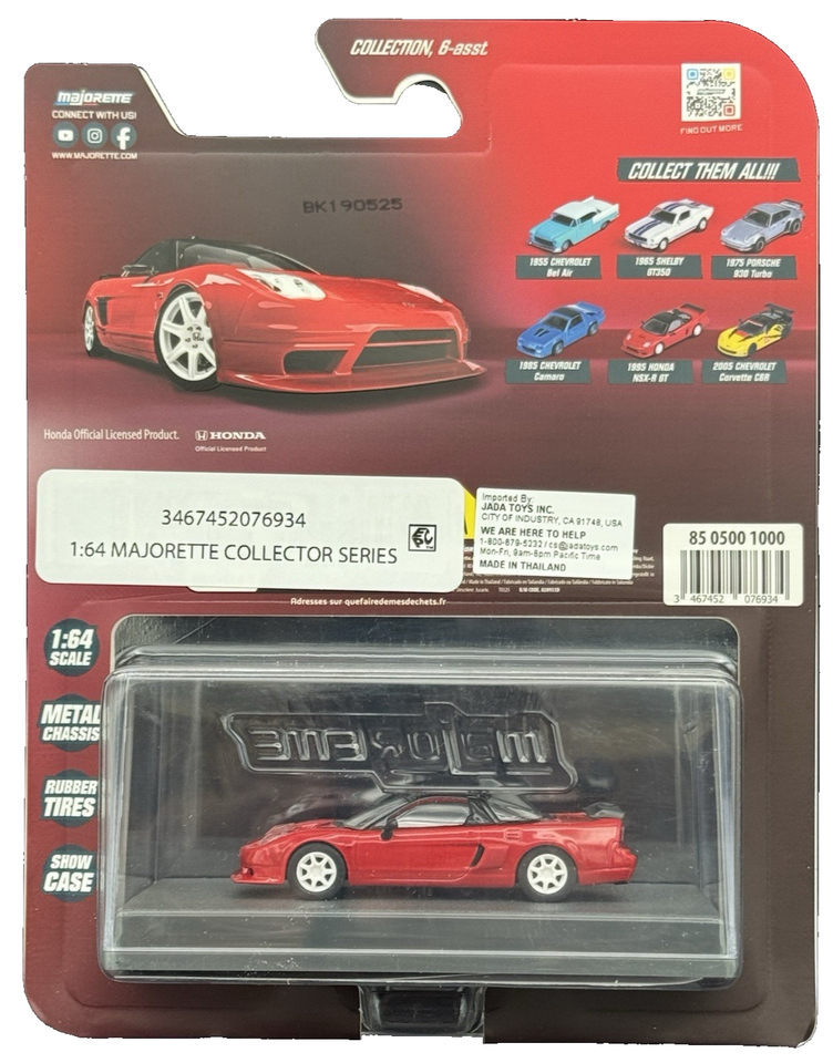 Majorette 2025 Collector Series Red 1995 Honda NSX-R GT 1:64 Scale | eBay