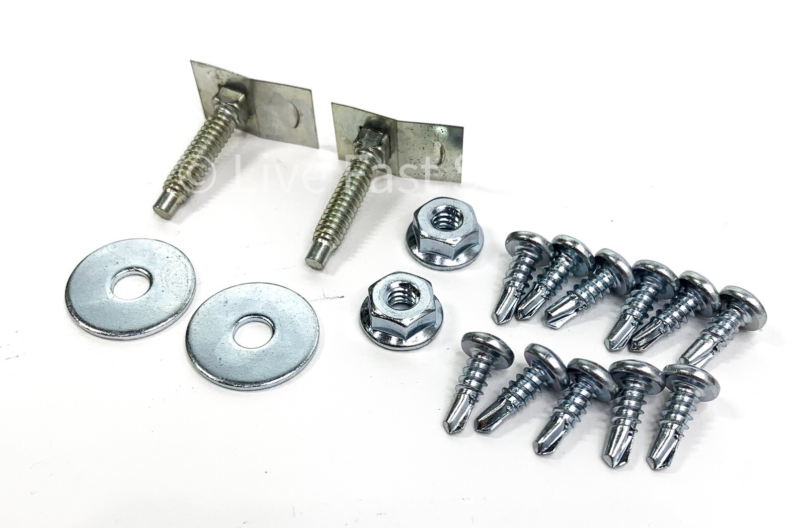 Rear Valance Mounting Hardware Kit Screws Nuts Washers 1967-1968 Ford ...