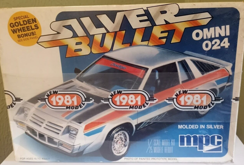 RARE Vintage 1/25 MPC "SILVER BULLET" OMNI 024 FACTORY SEALED I 1980 Model | eBay